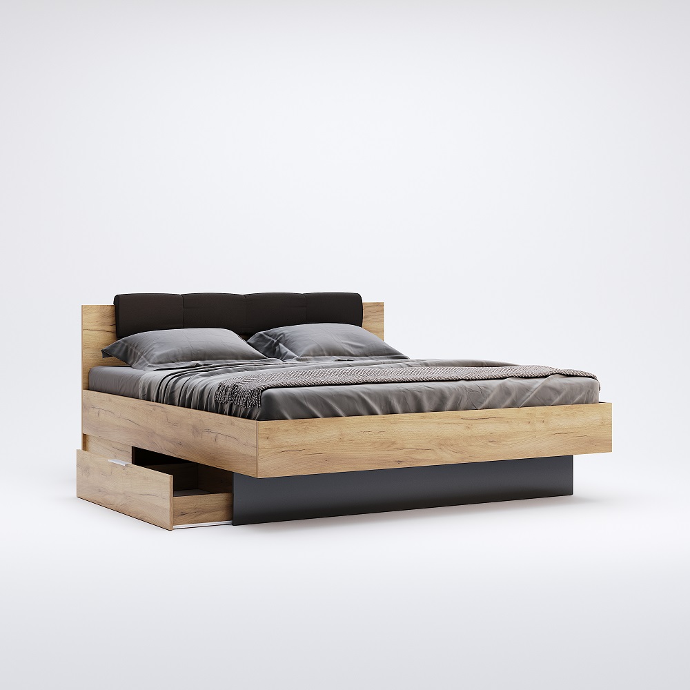 Купить Кровать Луна с ящиками для белья MiroMark